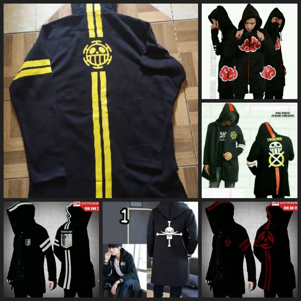 Anime Cloak - AKATSUKI ANIME Cloak - NARUTO HOKAGE Cloak | Shopee ...