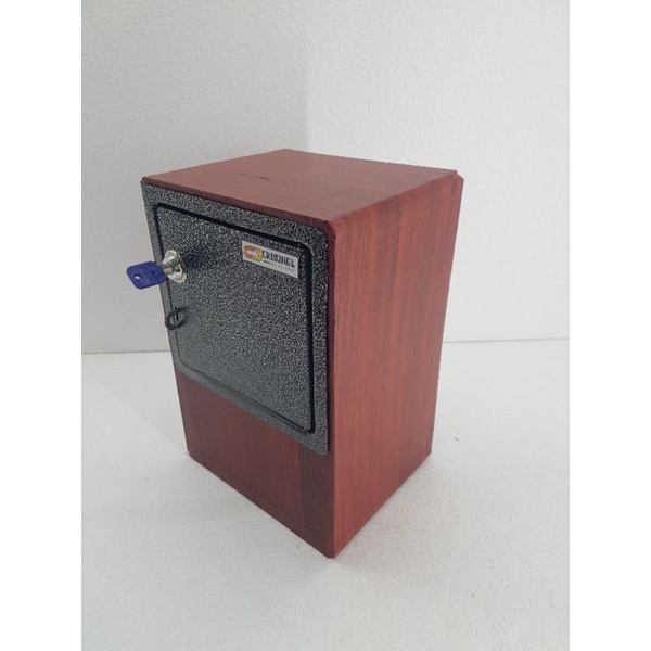 BIG-RED WOOD Alkansya Vault & Multipurpose Safety Box (Classic Edition ...