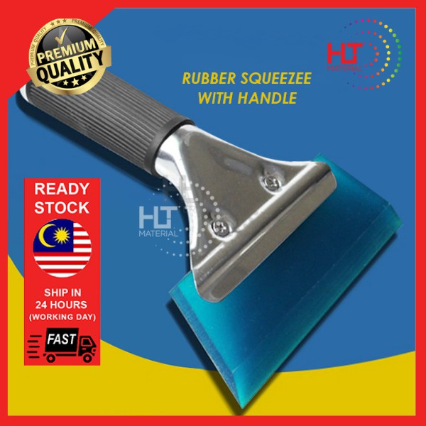Window Film Tint Tools Blue Rubber Squeegee With Handle For Car Film ...