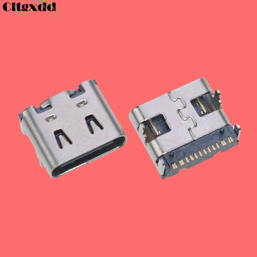 2/5/10PCS Micro USB Type-C 16Pin Female Socket Charging Port Plug Power ...