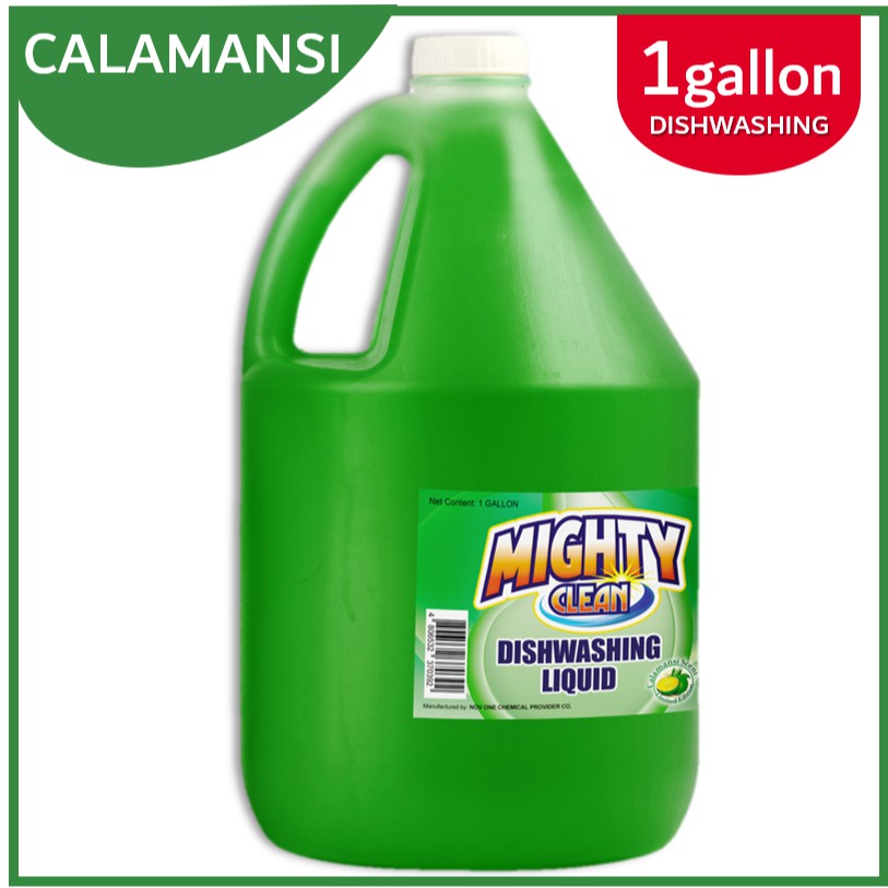 Mighty Clean Dishwashing Liquid Calamansi - (dwl green) - 1 GALLON ...