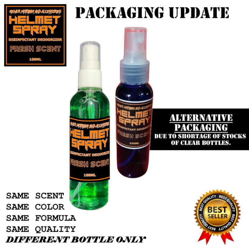 HELMET SPRAY/DEODORIZER(updated) | Shopee Philippines