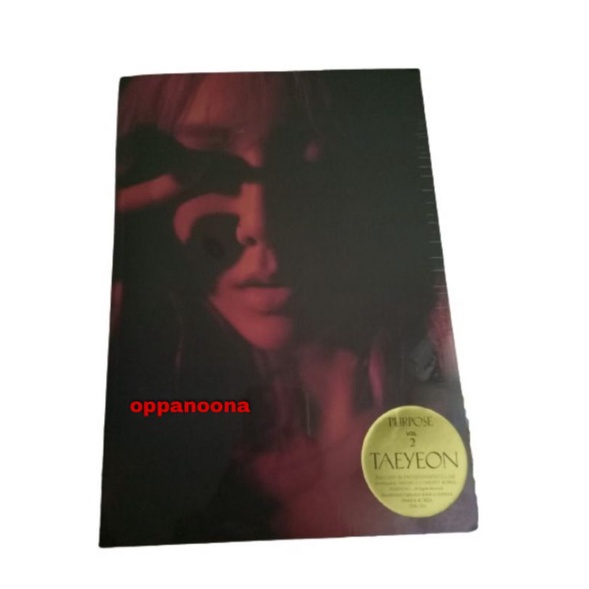 Taeyeon Purpose Album Fullset With Poster (BOOKED) | Shopee Philippines