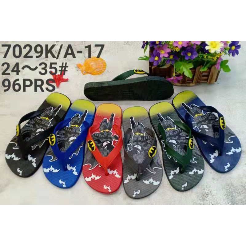 Boy kids slipper character rubber-medium(2304) | Shopee Philippines