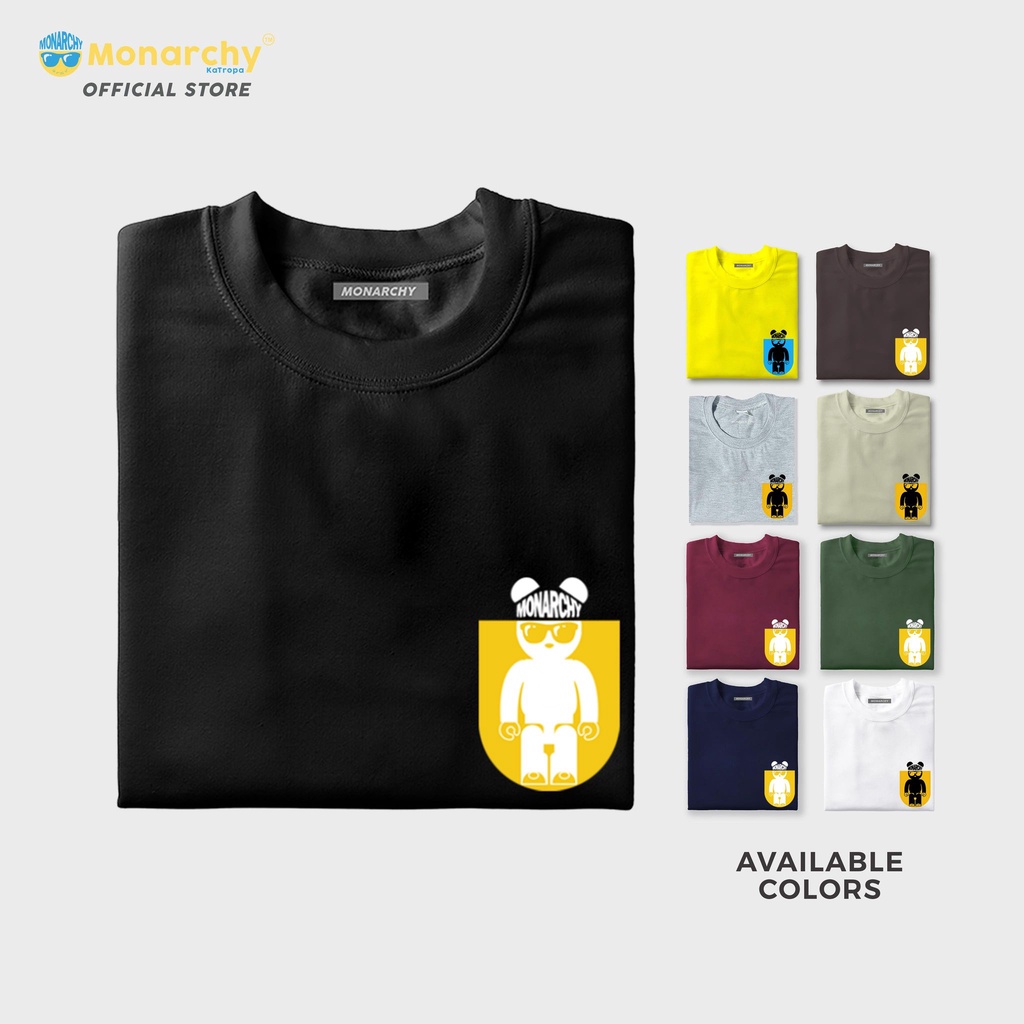 Monarchy Official Pocket Graphic Tee Vol.2 Bear Brick With Background T ...