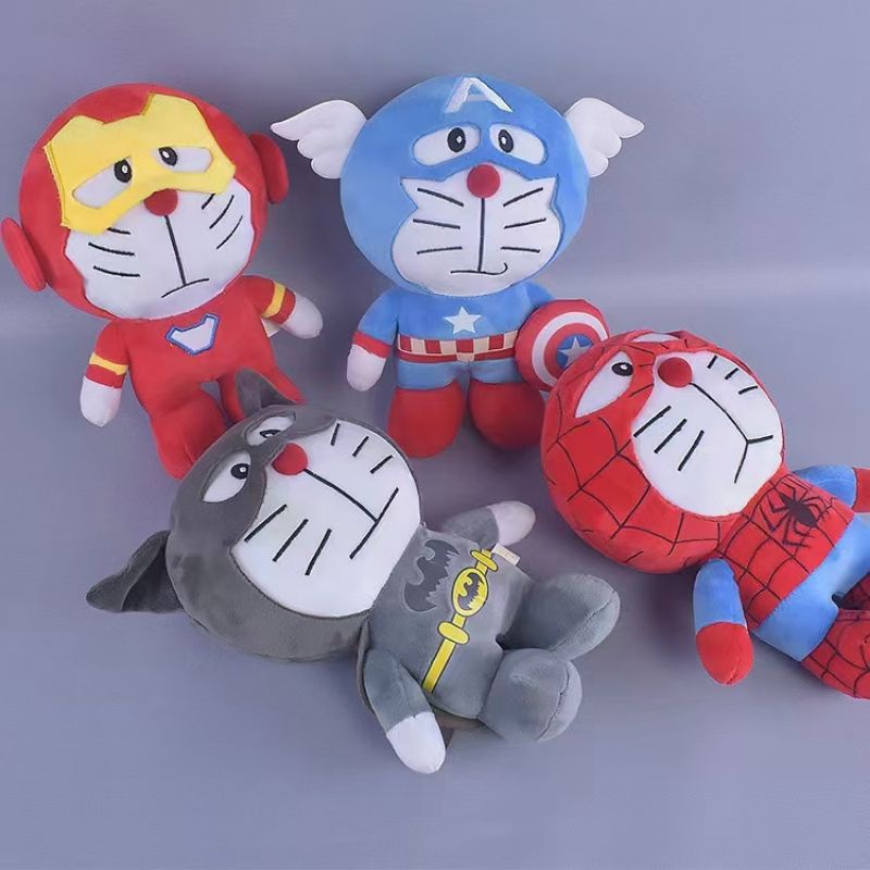Doraemon Superhero Spiderman Iron man Captain America,Batman design ...