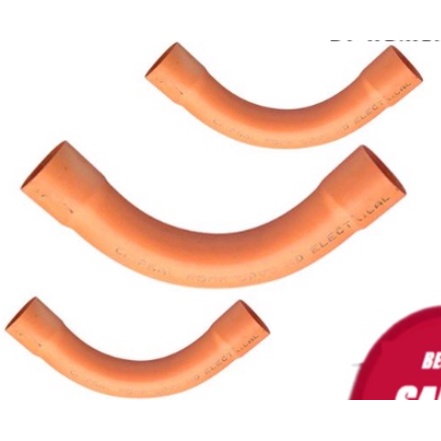 Per Pcs!!! Pvc orange long elbow electrical for pipe junction box ...
