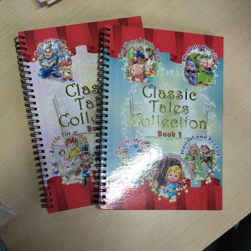 classic tales collection book 1 and 2 hardbound ring bound children's ...