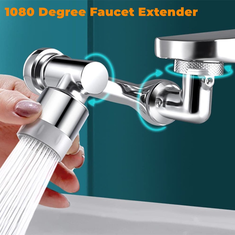KEMORELAFaucet Aerator Splash Filter Faucet 1080° Angle Rotate and ...
