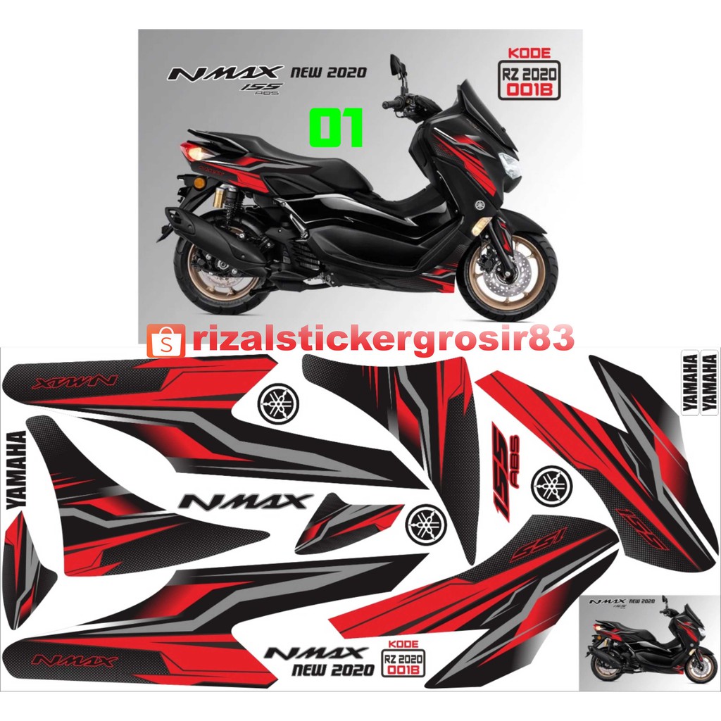 Striping ALL NMAX NEW 2020-2021 semi full body Nmax All New | Shopee ...