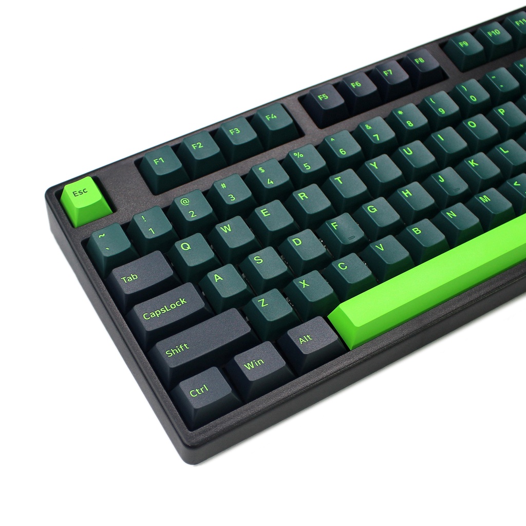 YMDK GMK Color Waves 165 Key Cherry Profile PBT Double Shot Non Shine ...