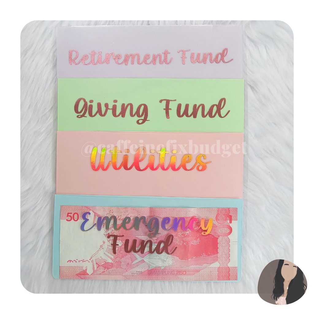 (1 PC) Pastel Colored Laminated Cash Envelopes for Cash Envelope ...