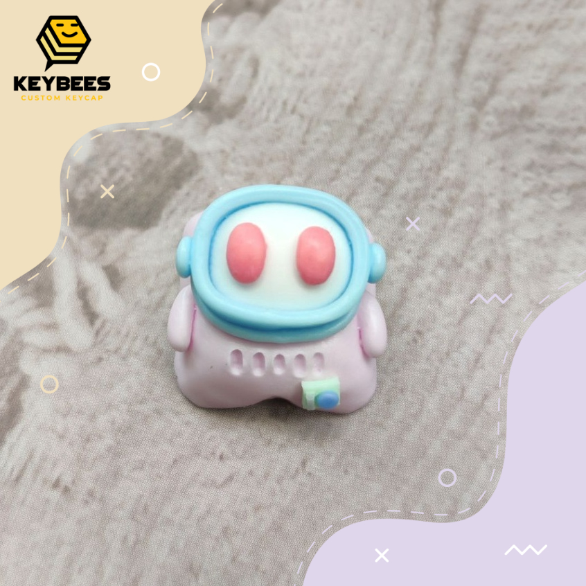 Artisan Keycap - Astroboy Mong Mo handmade resin mechanical keyboard ...