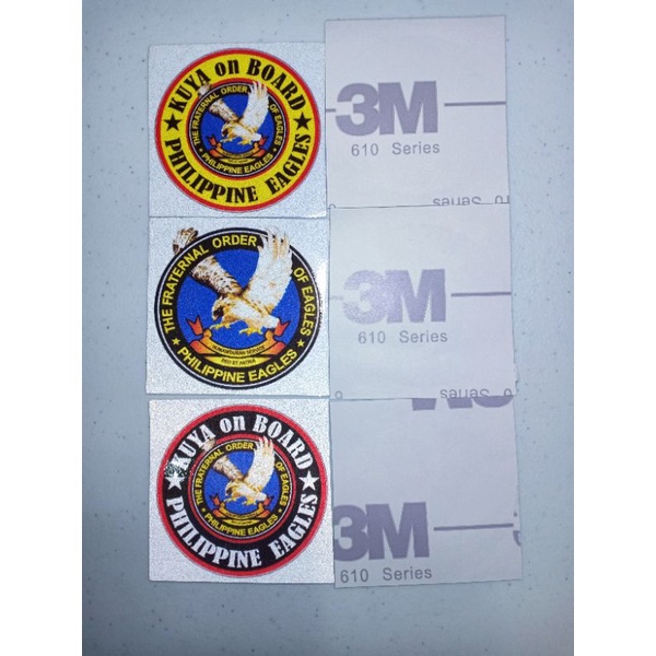 3 in 1 VINYL Sticker TFOE-PE, 3inch Laminated 3m sticker, Kuya on Board ...