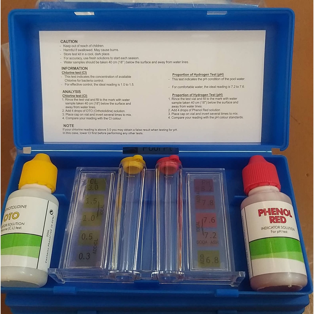 3-Way Pool Water: PH, Chlorine and Bromine Test Kit | Shopee Philippines