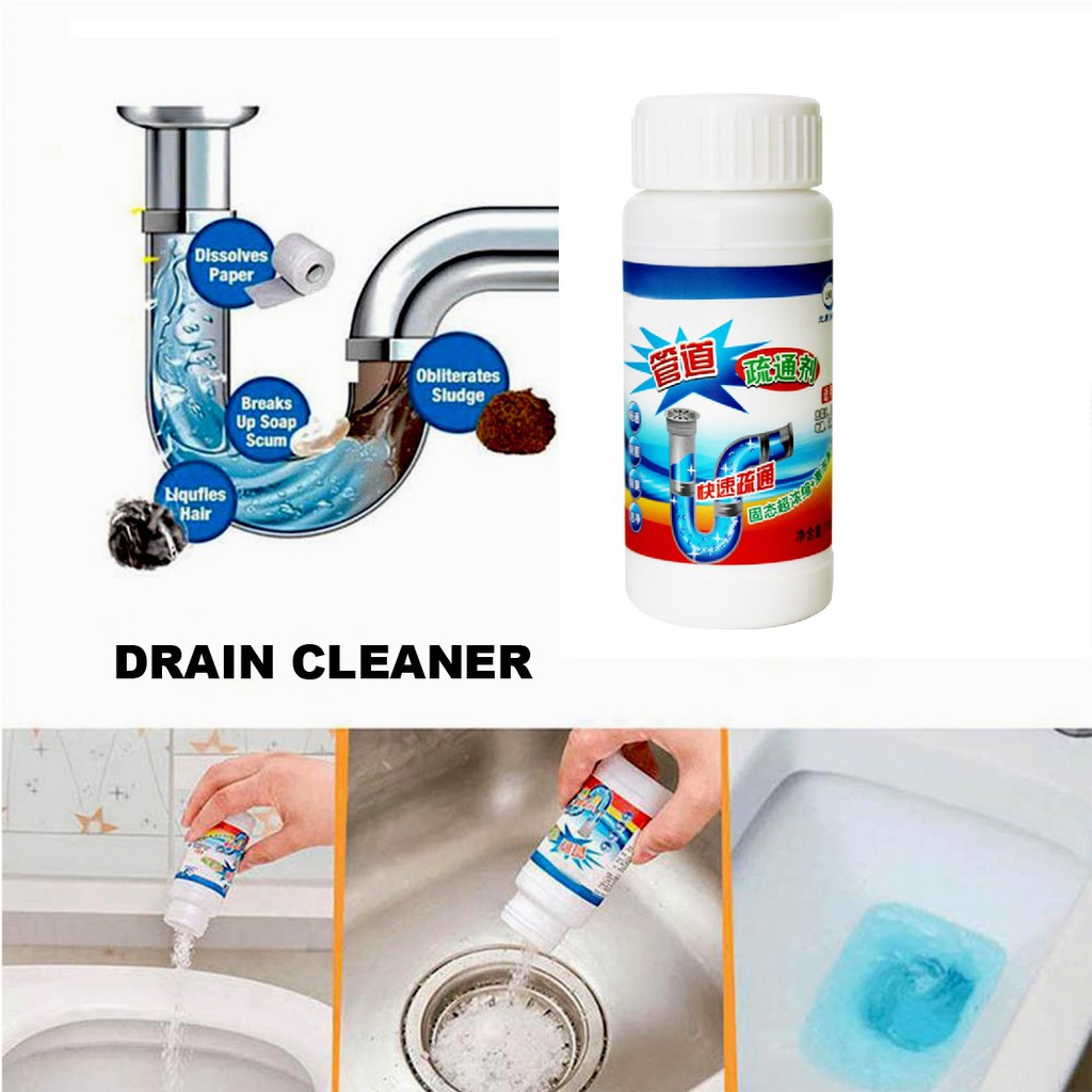 Clog Remover Drain Pipe Sink Basin Cleaner Clogged Drainage Remover ...
