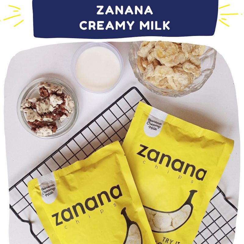 Medan Zanana Chips Creamy Milk - Brown Chocolate - Green Thai Tea ...