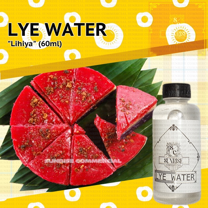 Lye Water - Food Grade 60ml ("Lihiya") 3 bottles of 60ml each | Shopee ...