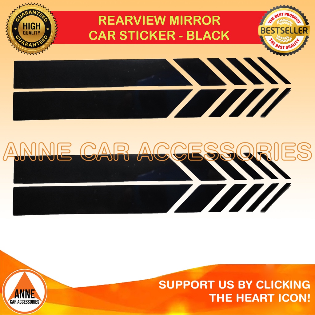 2pcs Rearview Mirror Reflective Sticker Rear View Mirror for Car Safety ...