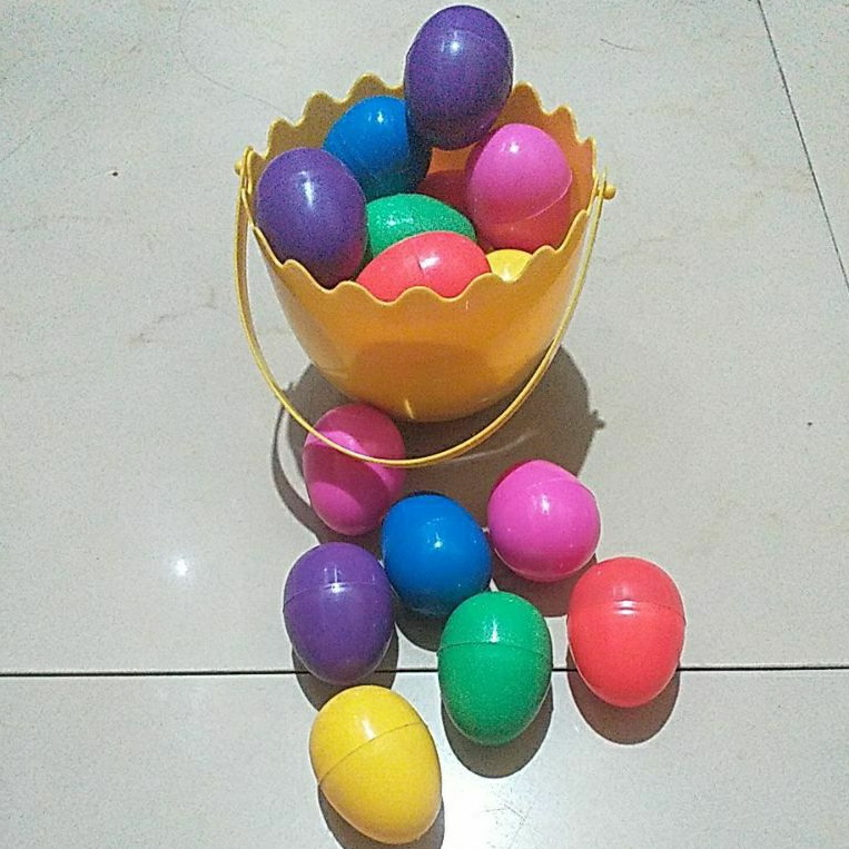 PLASTIC EGG TOY WITH BASKET | Shopee Philippines