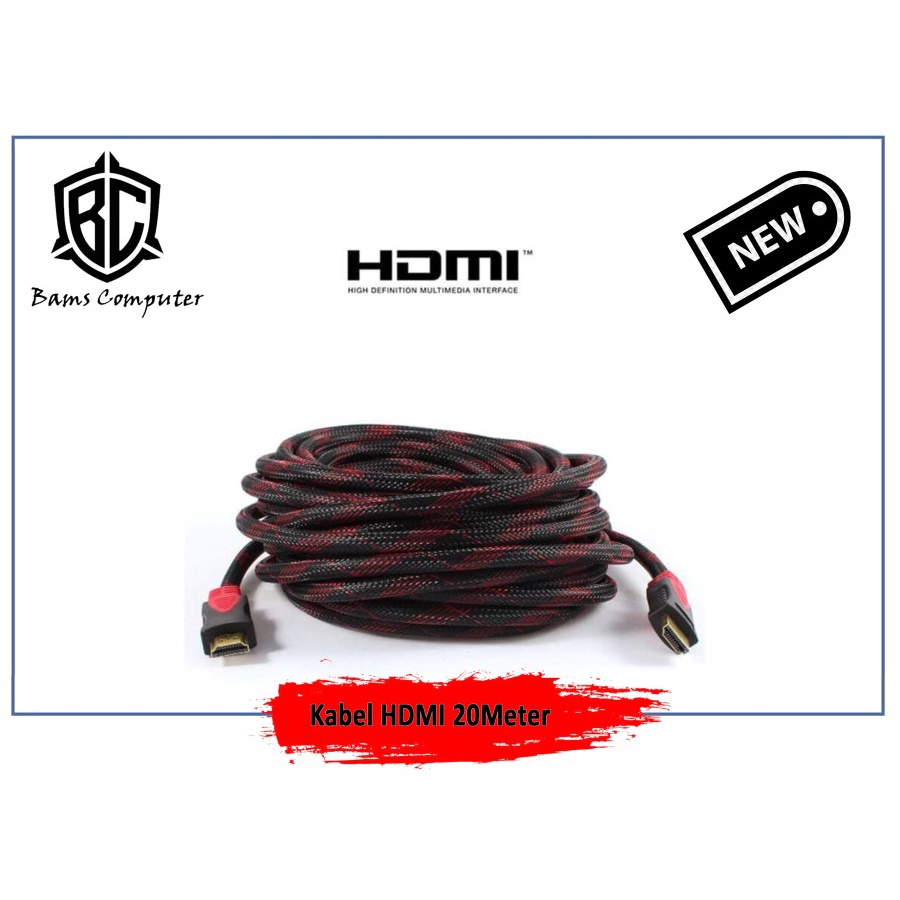 Hdmi to Hdmi 20 Meter Fiber Cable | Shopee Philippines