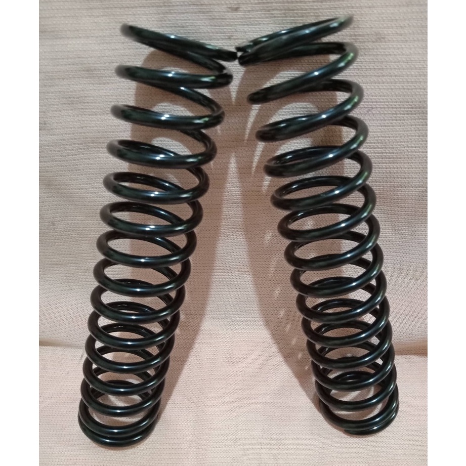 FRONT FORK ASSY SET RUSI/TC150 DOUBLE PRING (SILVER)T.POST NUT not ...