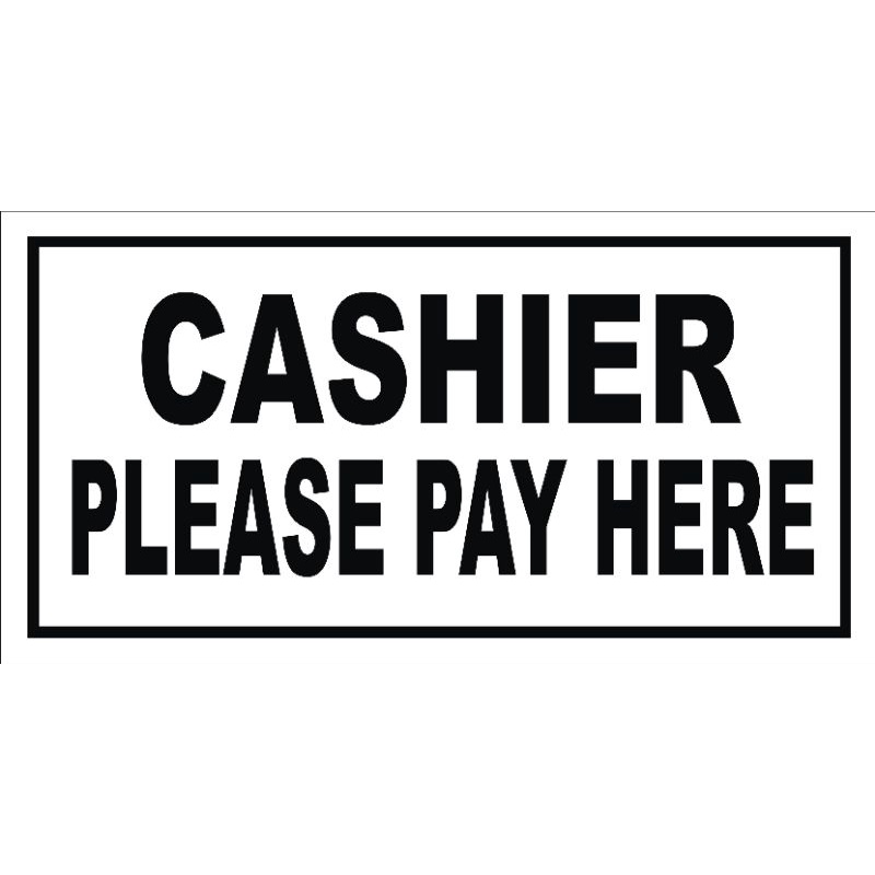 PVC Plastic Signage for establishment and store / office signage ...