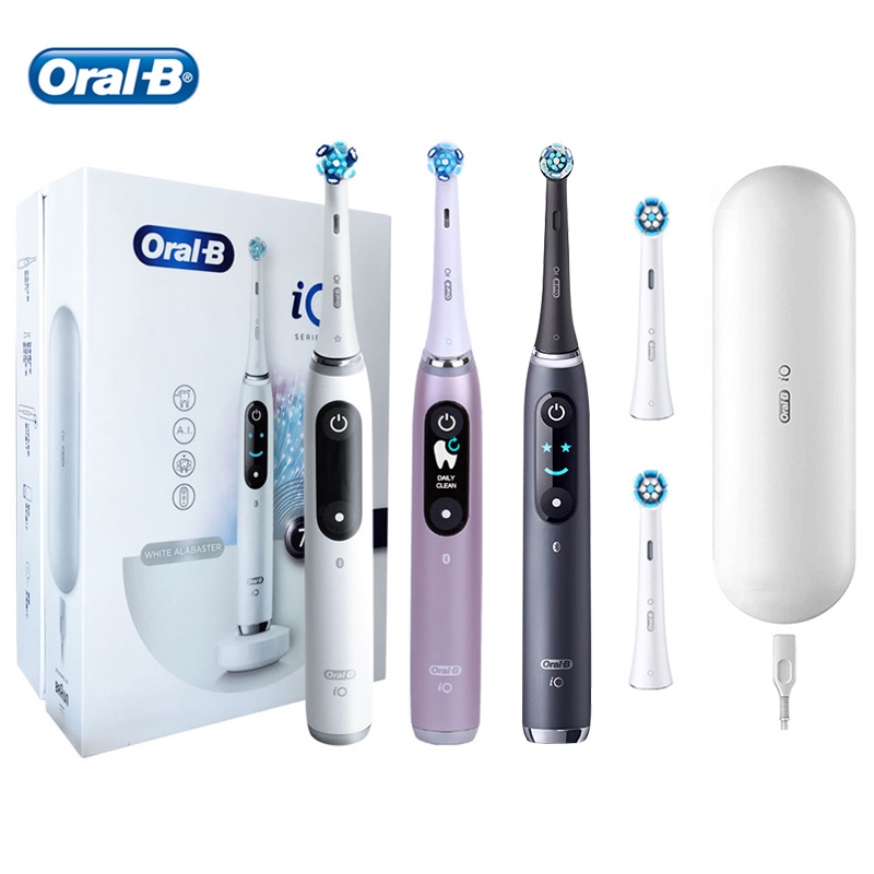 Oral B iO 9 Electric Toothbrush Vibration 7 Modes 3D Teeth Tracking ...