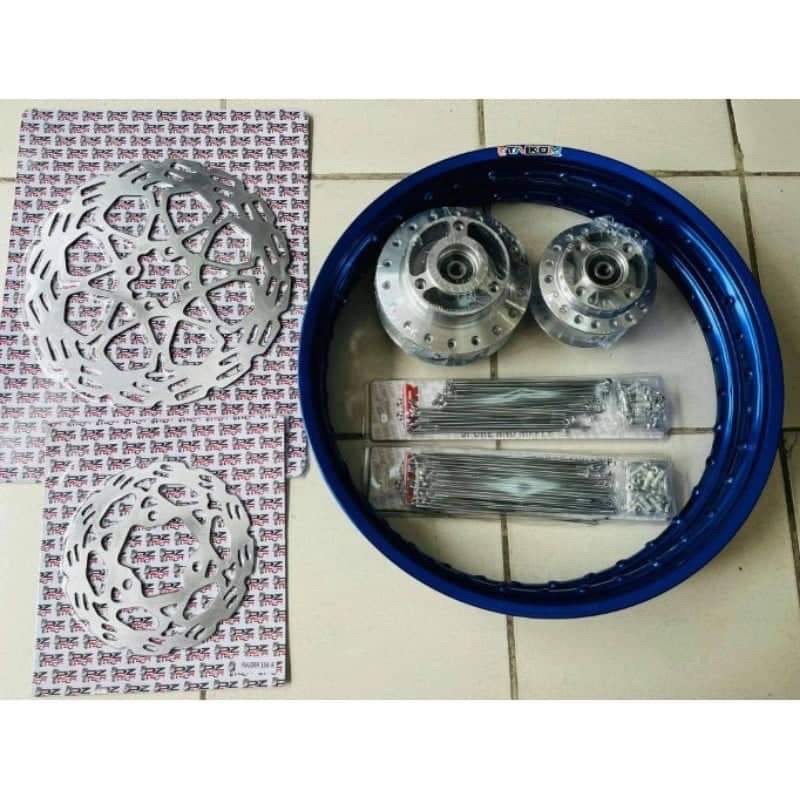 RIMSET RAIDER 150 CARB/RAIDER 150 FI PLUG AND PLAY WITH SPACER AND ...