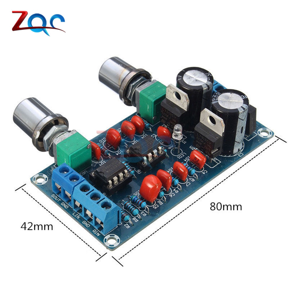 Low-pass Preamplifier Filter NE5532 Subwoofer Volume Process | Shopee ...