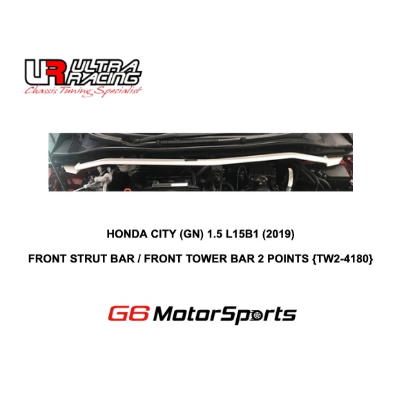 HONDA CITY (GN) 1.5 L15B1 (2019) - ULTRA RACING SAFETY BAR : FRONT ...
