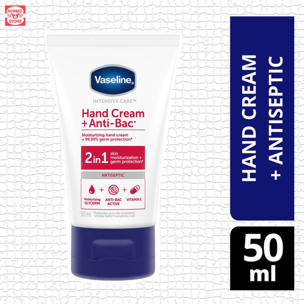 Vaseline Hand Cream Anti Bacterial 2 In 1 50ml Shopee Philippines