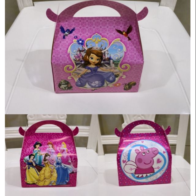 Donut box ( princess/ Sofia/peppa )1dozen | Shopee Philippines