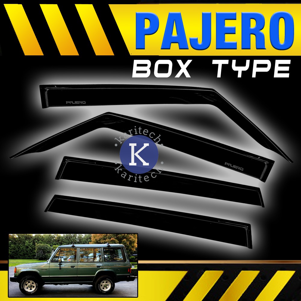 Rain Guard Window Visor - Pajero Box Type | Shopee Philippines