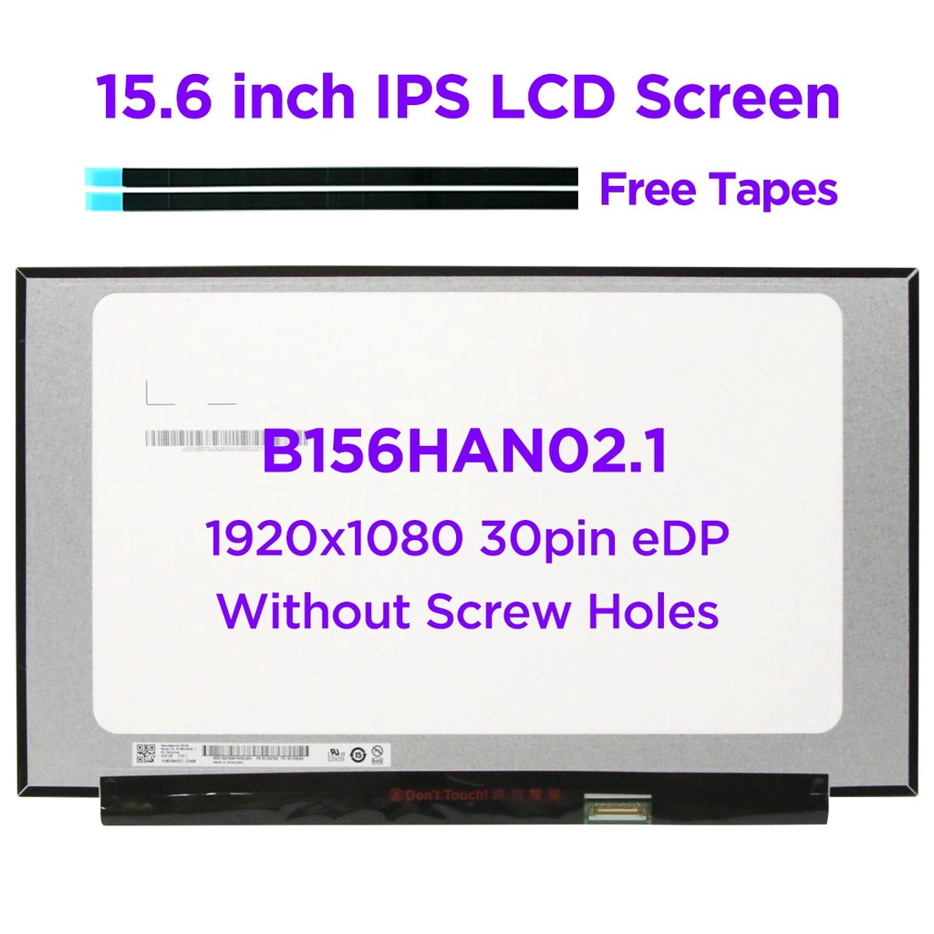15.6 Laptop LCD Screen B156HAN02.1 fit B156HAN02.2 B156HAN02.3 LP156WF9 ...