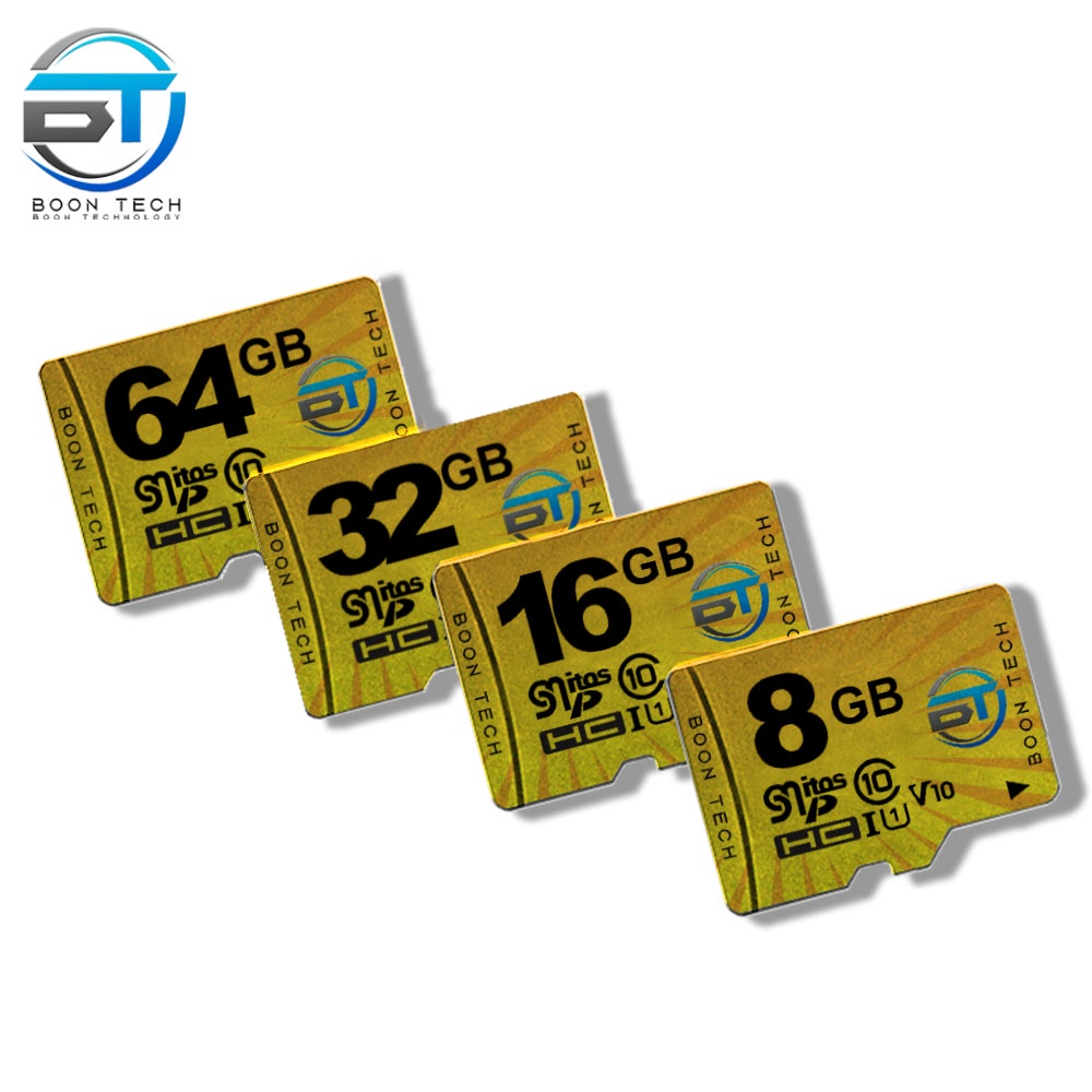 BoonTech Micro SD 8GB/16GB/32GB/64GB C10 V10 U1 TF Card MicroSDHC Card Class 10 | BoonTech ...
