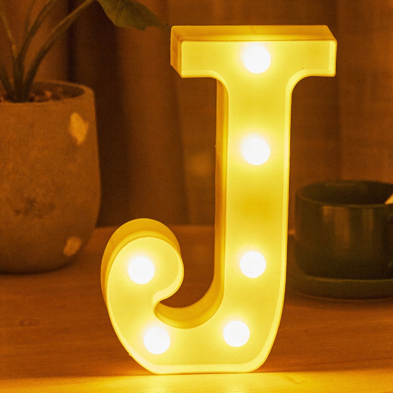 【Local Fast Delivery】Large size LED Letter standee 21cm party needs Led ...