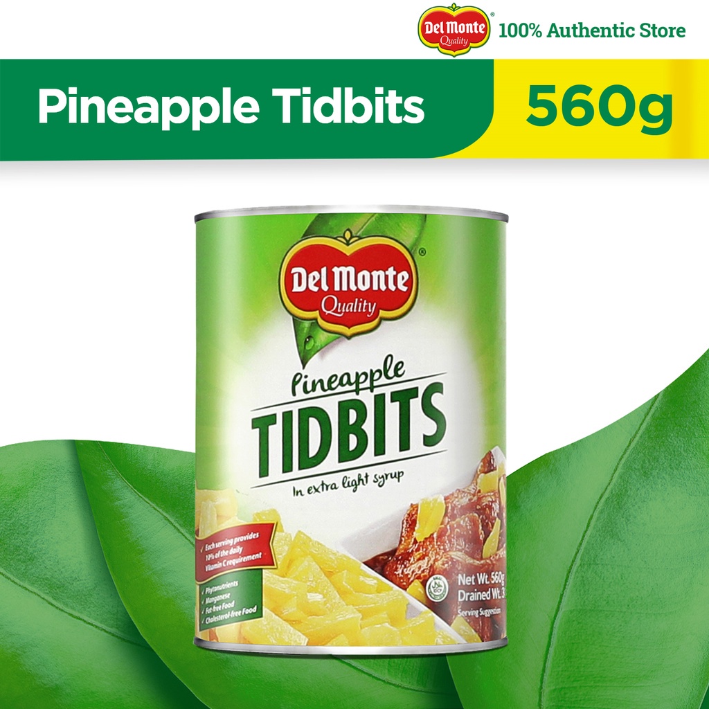 DEL MONTE Pineapple Tidbits for Delicious, Healthy and Appetizing Meals ...