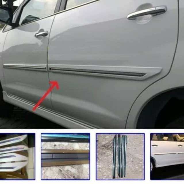 List LIS SIDE BODY Molding Door GRAND NEW INNOVA OLD LAMA 2005-2015 ...