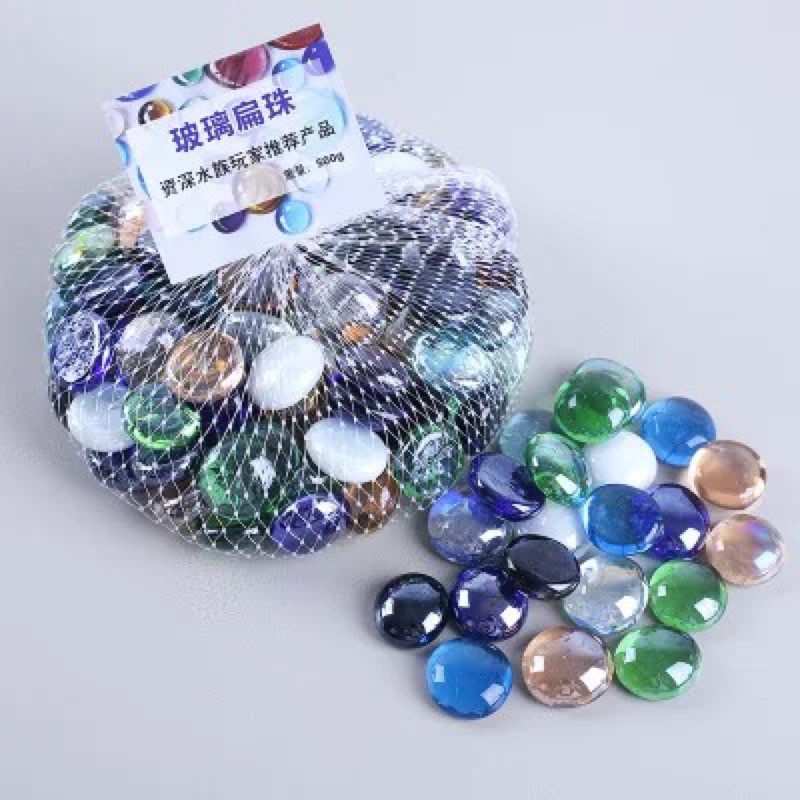 Best Glass Pebbles Marbles Flat and Circle Jolen/toys/playing outside ...