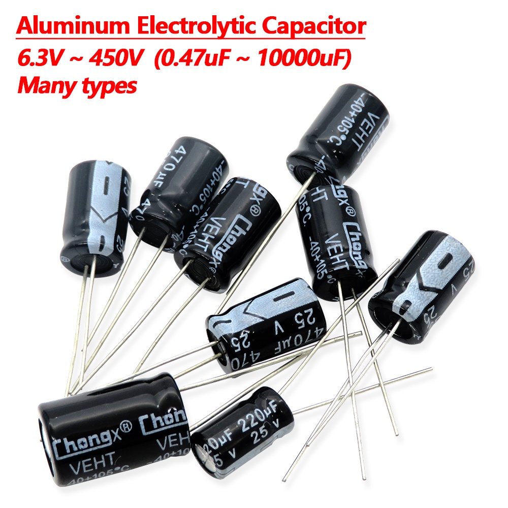 6.3V 10V 16V 25V 35V Aluminum Electrolytic Capacitor 2.2 3.3 4.7 10 22 33 47 100 220 330 470 ...