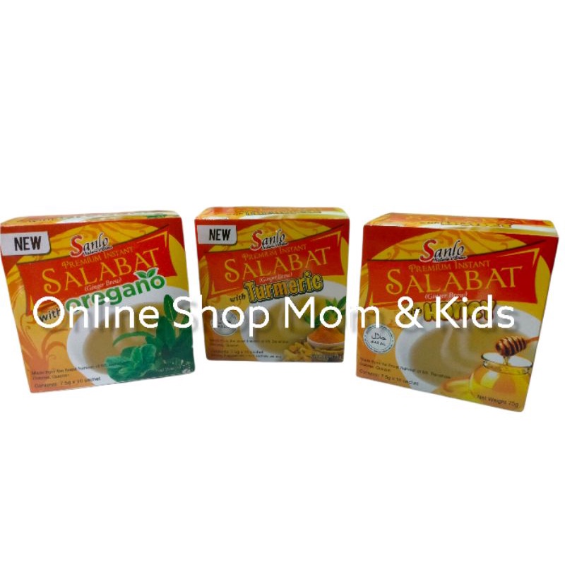 Premium Instant Salabat with Honey/Turmeric/Oregano 7.5g x 10 sachet ...