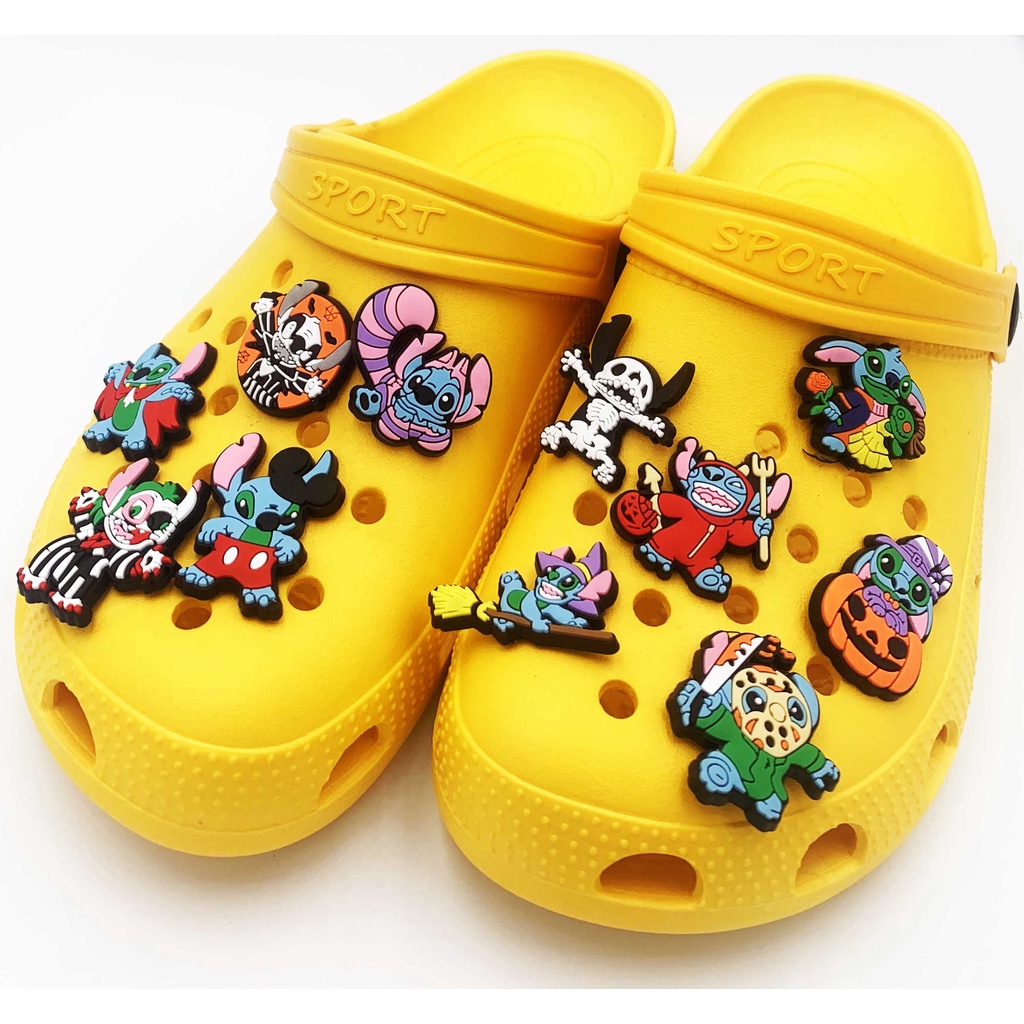 Stitch design Crocs Jibbitz Charm Pins For Clog Slippers Charms ...