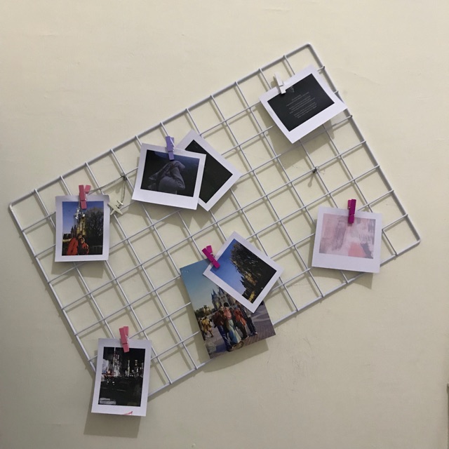 Wire Grid Wall Organizer 52x35cm | Shopee Philippines