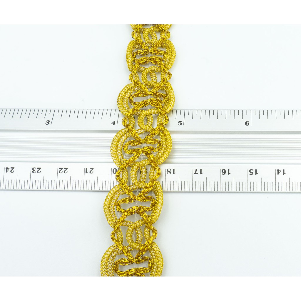 Metallic Gold Trimmings (by 5 yards) Part 1 | Shopee Philippines