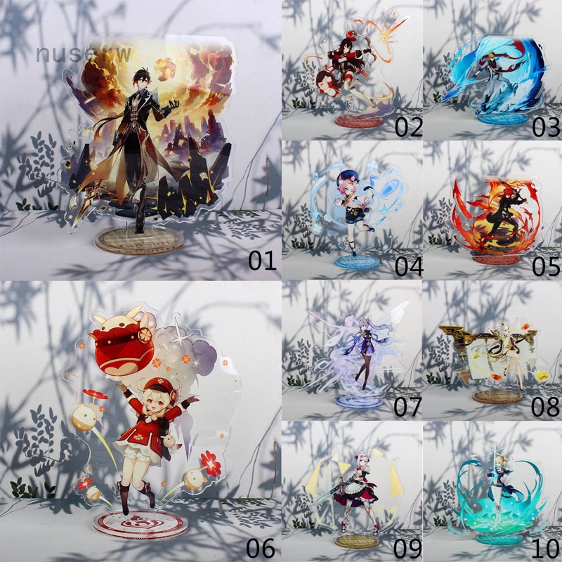 nuserw Genshin Impact Standee Xiao Zhongli Venti Diluc Acrylic figure ...