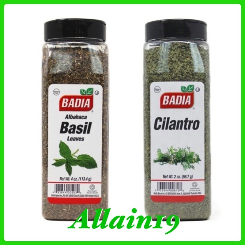 Badia Cilantro 56.7g / Albahaca Basil Leaves 113.4g (4oz) | Shopee ...