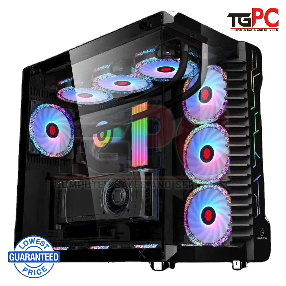 Coolman Robin 3 Gaming Case Tempered Glass Full Tower | KEYTEC ROBIN SE ...