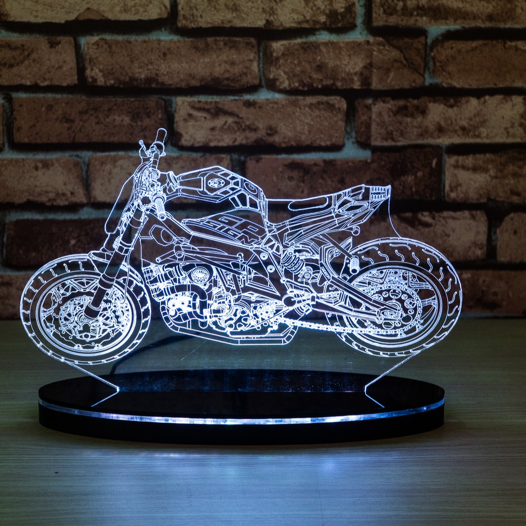 Suzuki Motorcycle 3D Led Light Model | Shopee Philippines