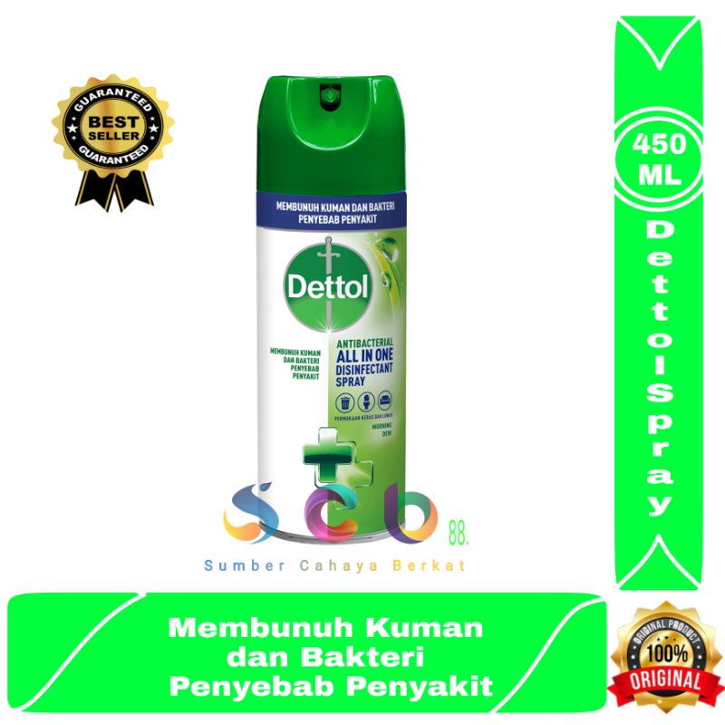 Dettol Spray Disinfectant 450ML | Shopee Philippines